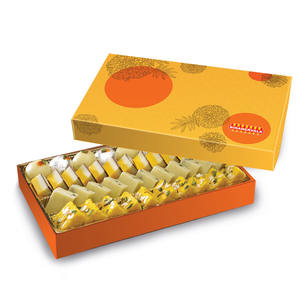 Bikanervala Golden Khoya Mix – Premium Assorted Khoya Sweets Gift Box