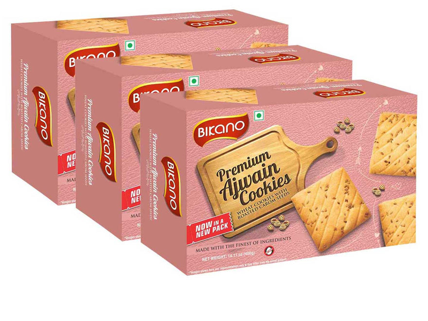 Bikano Ajwain Cookie | Savoury & Crispy Butter Snack | Buy Online ...