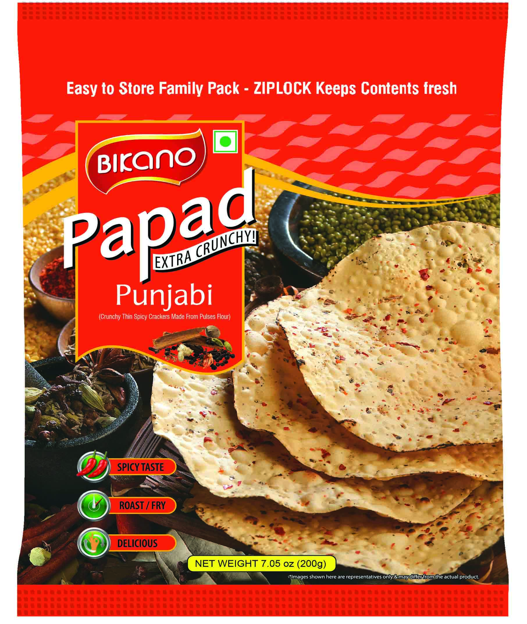 Papad – Crispy and Flavorful Indian Snack Essentials | Bikanervala