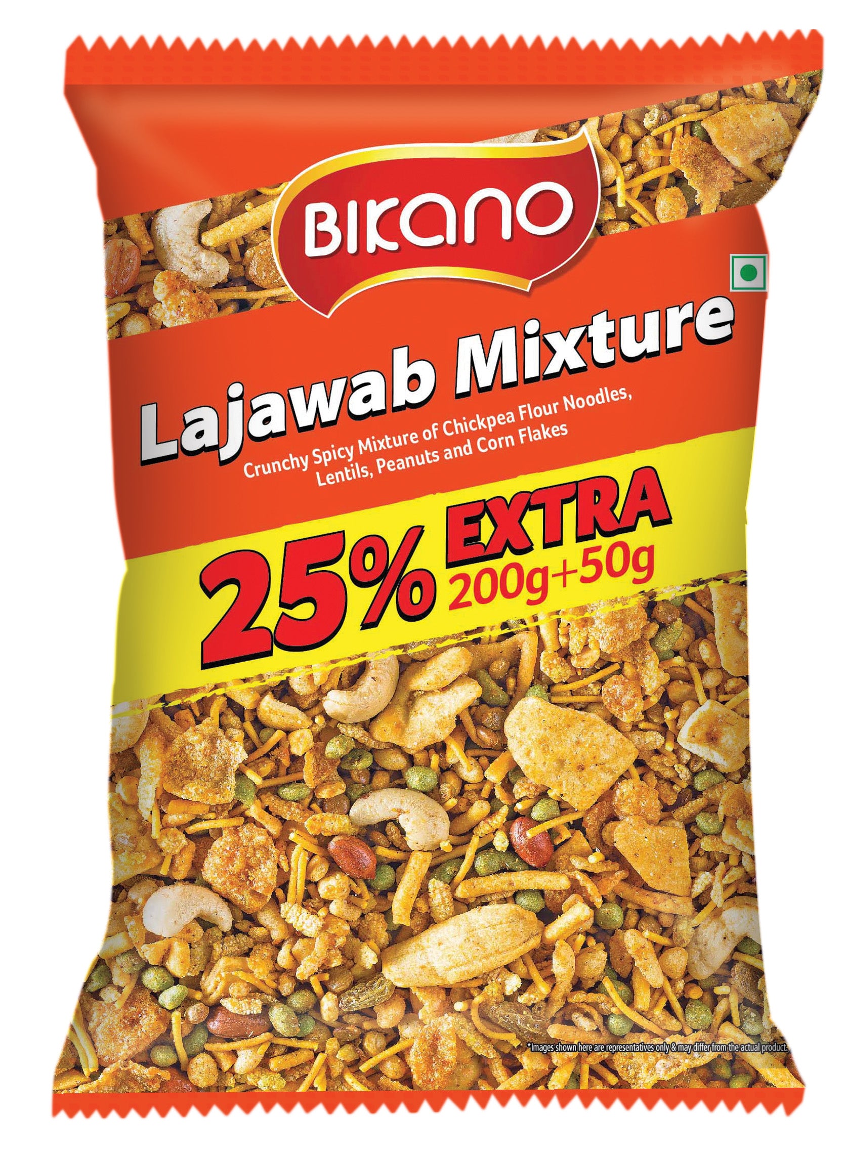 Bikano Lajawab Mixture | Crunchy & Spicy Premium Indian Namkeen ...