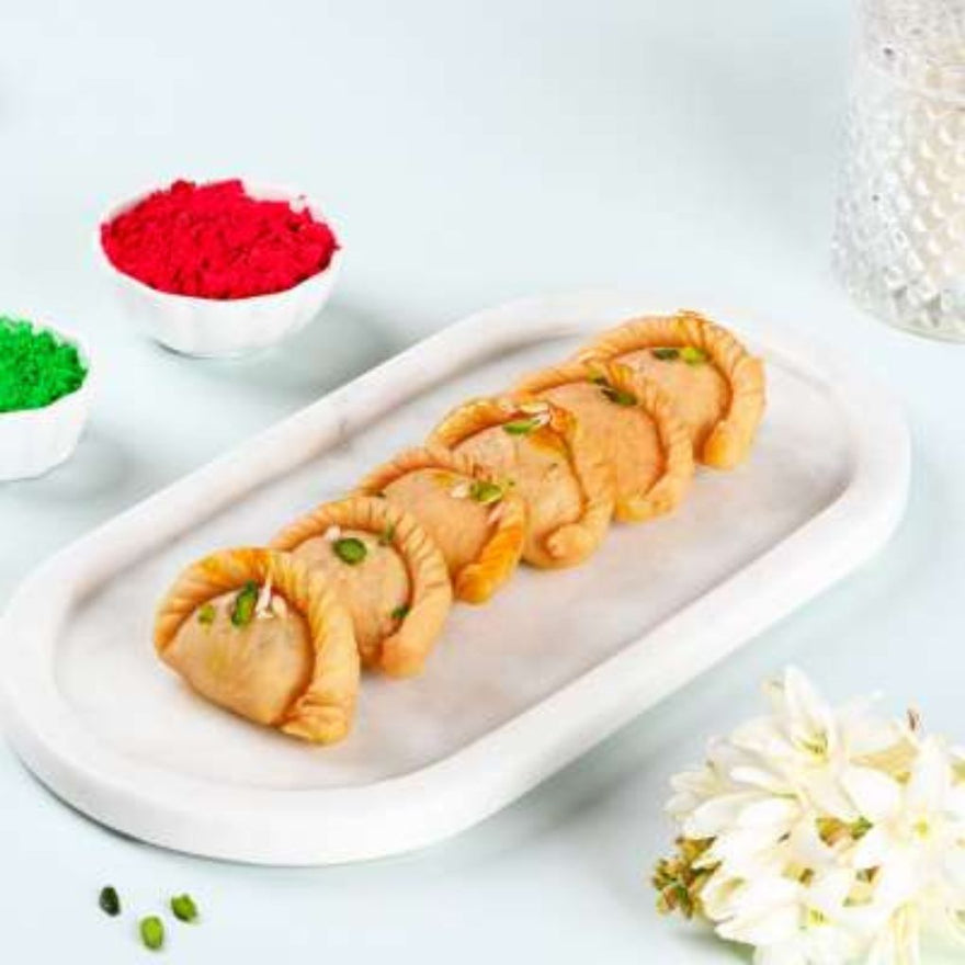 Gujia Sweet – Traditional Indian Dessert | Crispy & Sweet Filling ...